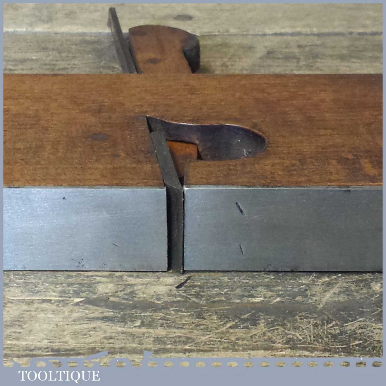 Unusual Vintage Beech Scraper Rabbet Plane Alloy Sole – Good Condition ...