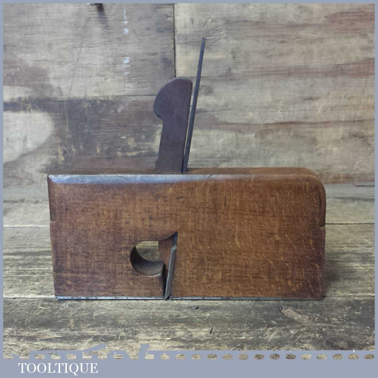 Unusual Vintage Beech Scraper Rabbet Plane Alloy Sole – Good Condition ...