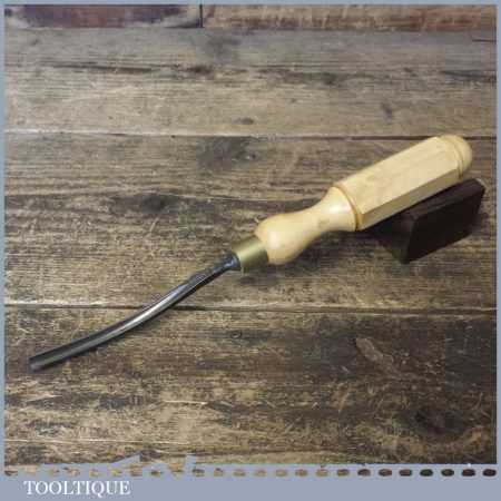 Vintage Henry Taylor Acorn 3/16” Curved Wood Carving Gouge Chisel – Sharpened Honed | Tooltique