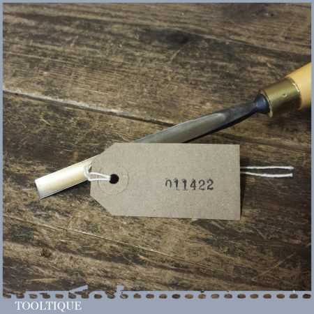 Vintage No: 6 Henry Taylor 3/8” Straight Wood Carving Gouge Chisel ...