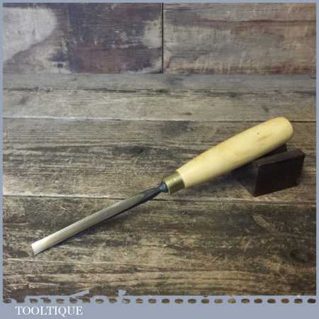 Vintage No: 6 Henry Taylor 3/8” Straight Wood Carving Gouge Chisel ...