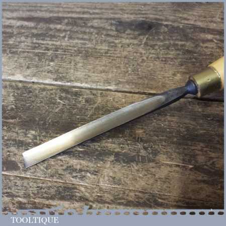 Vintage No: 6 Henry Taylor 3/8” Straight Wood Carving Gouge Chisel ...