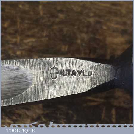 Vintage No: 6 Henry Taylor 3/8” Straight Wood Carving Gouge Chisel ...