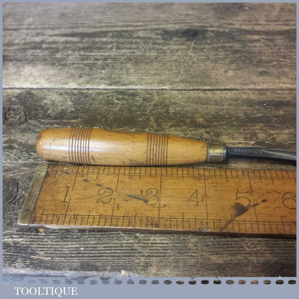 Vintage E Preston 3/16” Curved Wood Carving Gouge Chisel – Sharpened ...