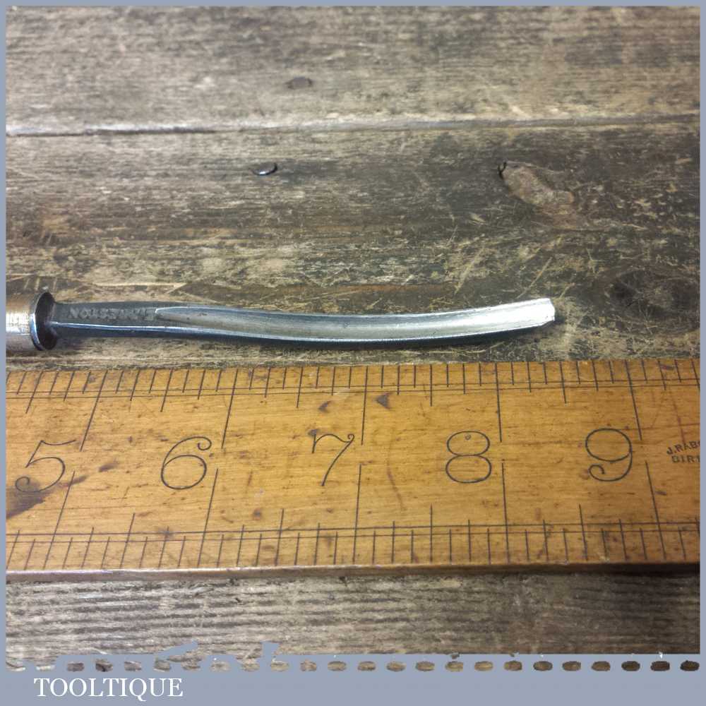 Vintage E Preston 3/16” Curved Wood Carving Gouge Chisel – Sharpened ...