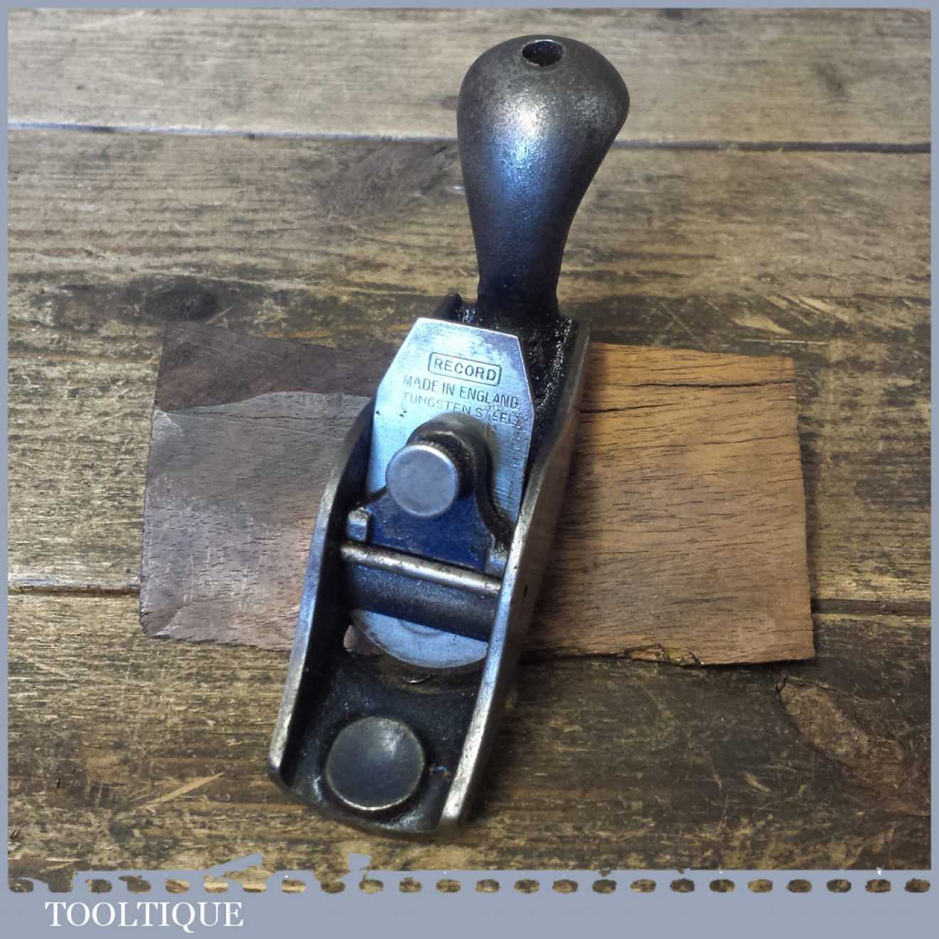 Extremely Rare Record 0100 ½ Model Maker’s Convex Sole Block Plane 1938 ...