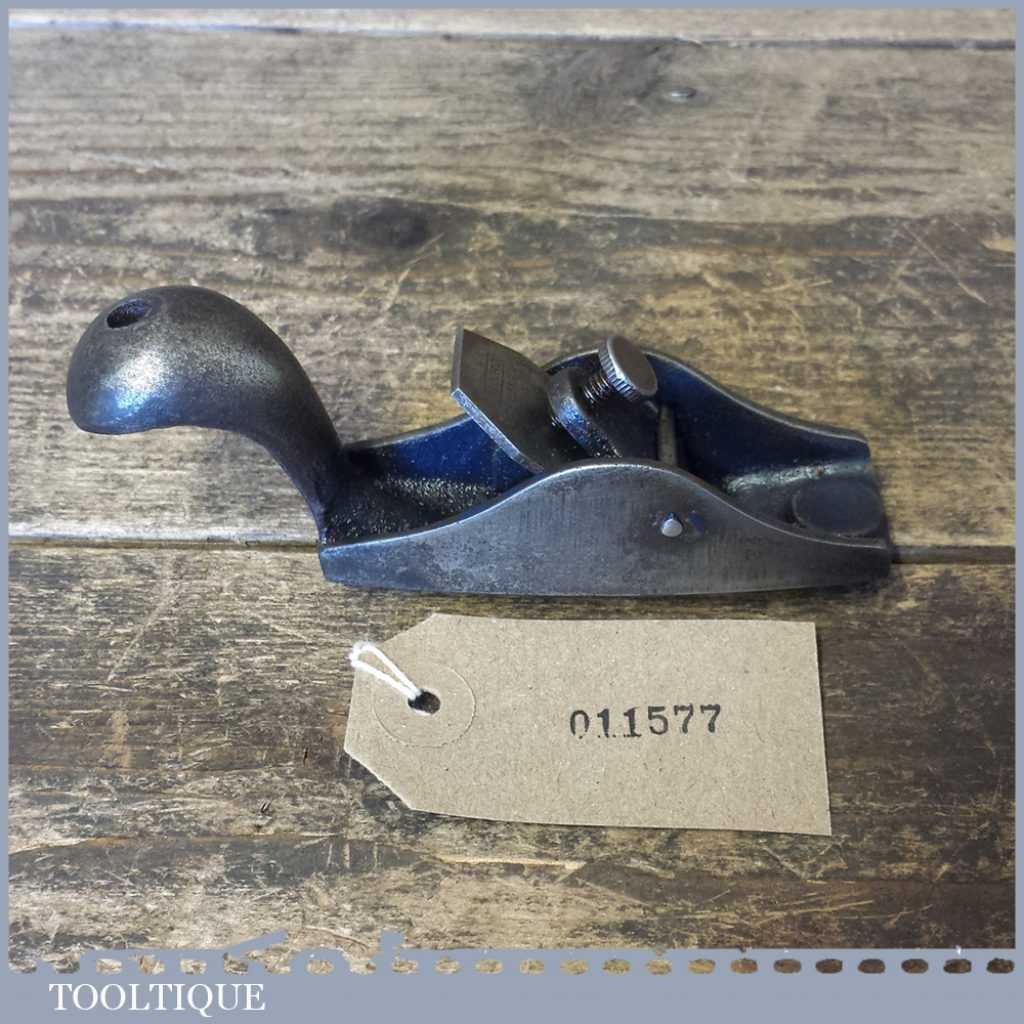 Extremely Rare Record 0100 ½ Model Maker’s Convex Sole Block Plane 1938 ...