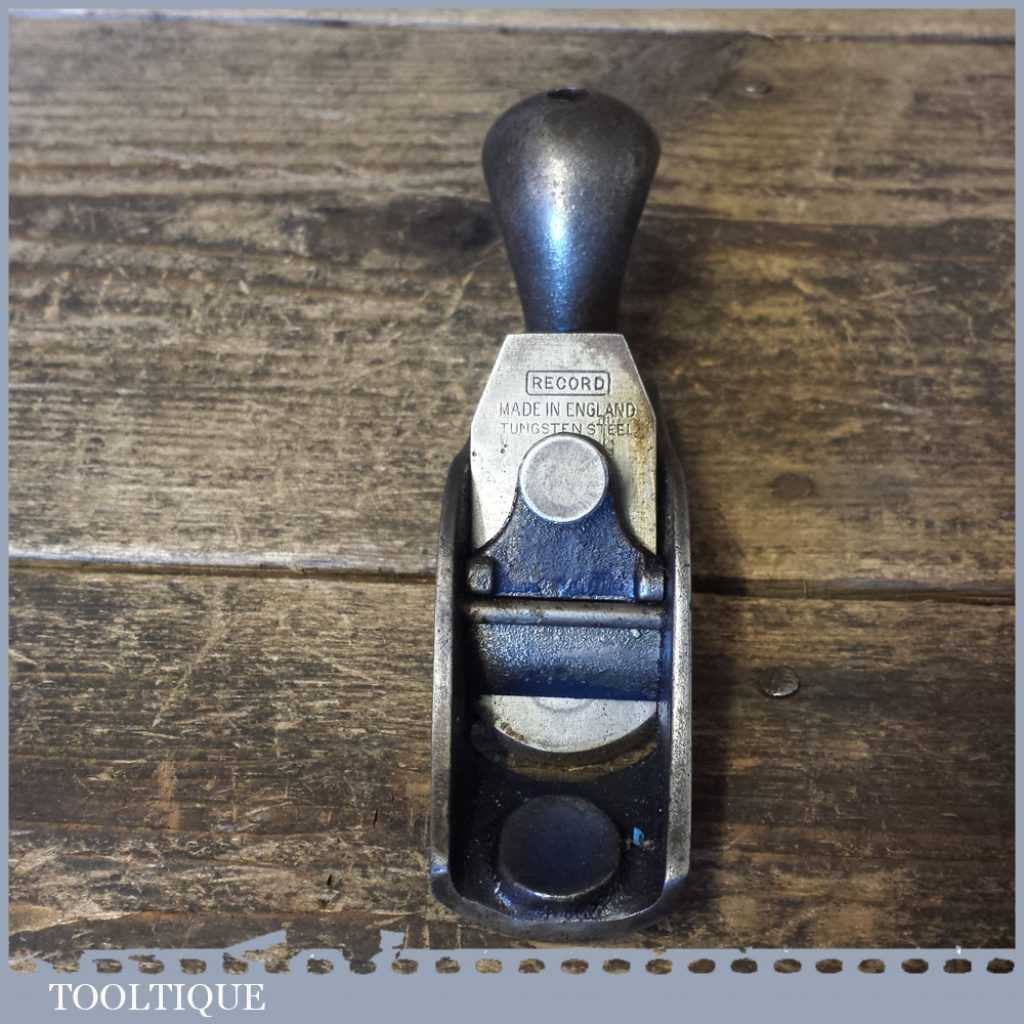 Extremely Rare Record 0100 ½ Model Maker’s Convex Sole Block Plane 1938 ...
