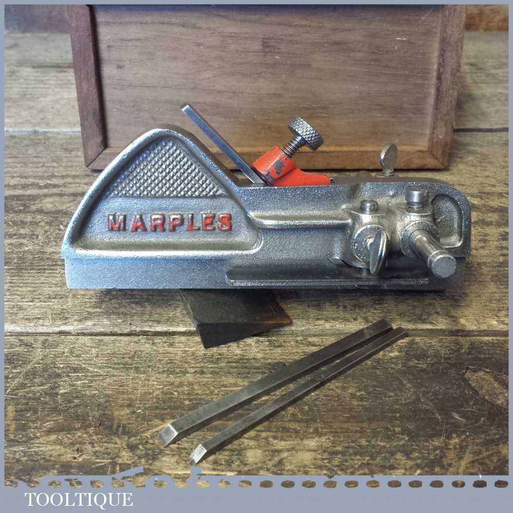 Vintage Marples M43 Plough Plane Complete With Cutters – Fully ...