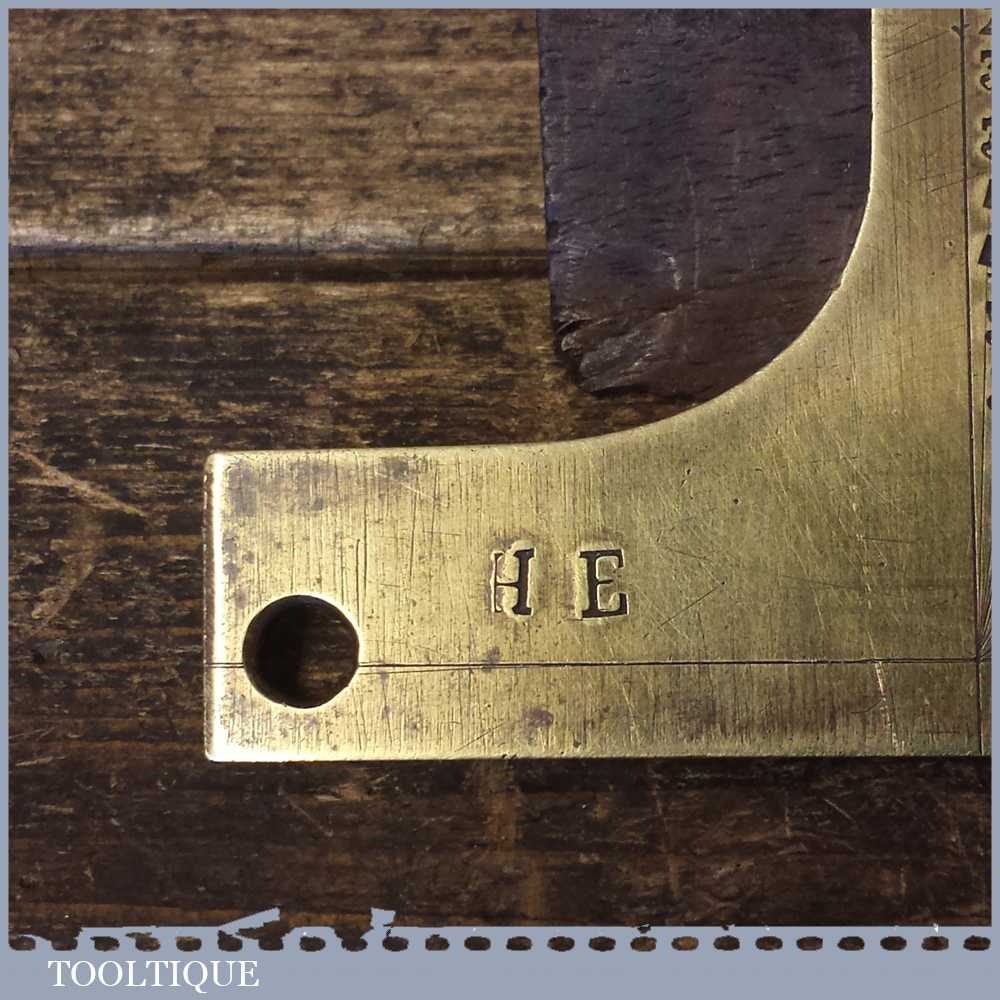 Rare Unusual Antique Brass Protractor Setting Out Tool – Good Condition ...