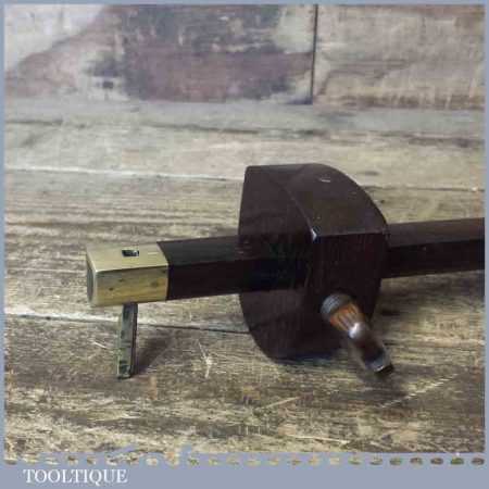 Vintage Isaac Greaves Rosewood Brass Cutting Gauge – Good Condition ...