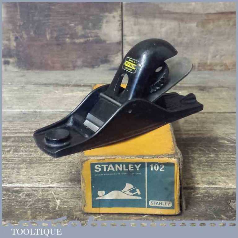 Vintage Boxed Stanley No: 102 Block Plane – Fully Refurbished | Tooltique