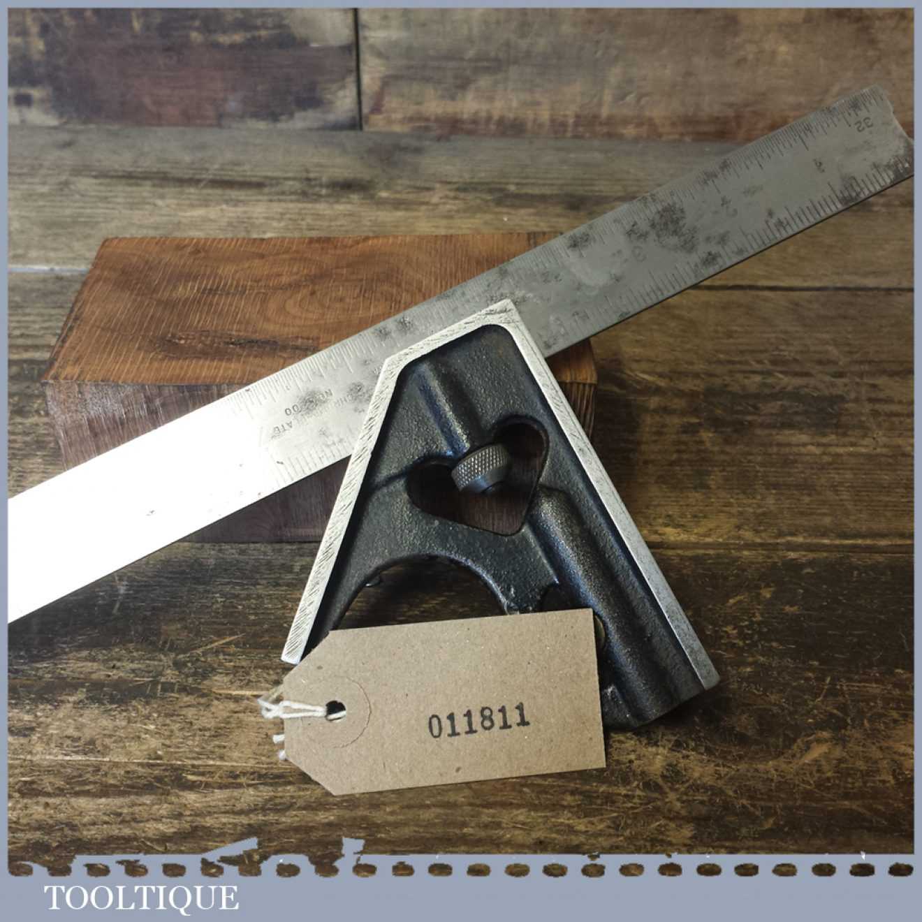 Vintage Engineers No: 1200 Steel Adjustable Combination Square – Fully ...