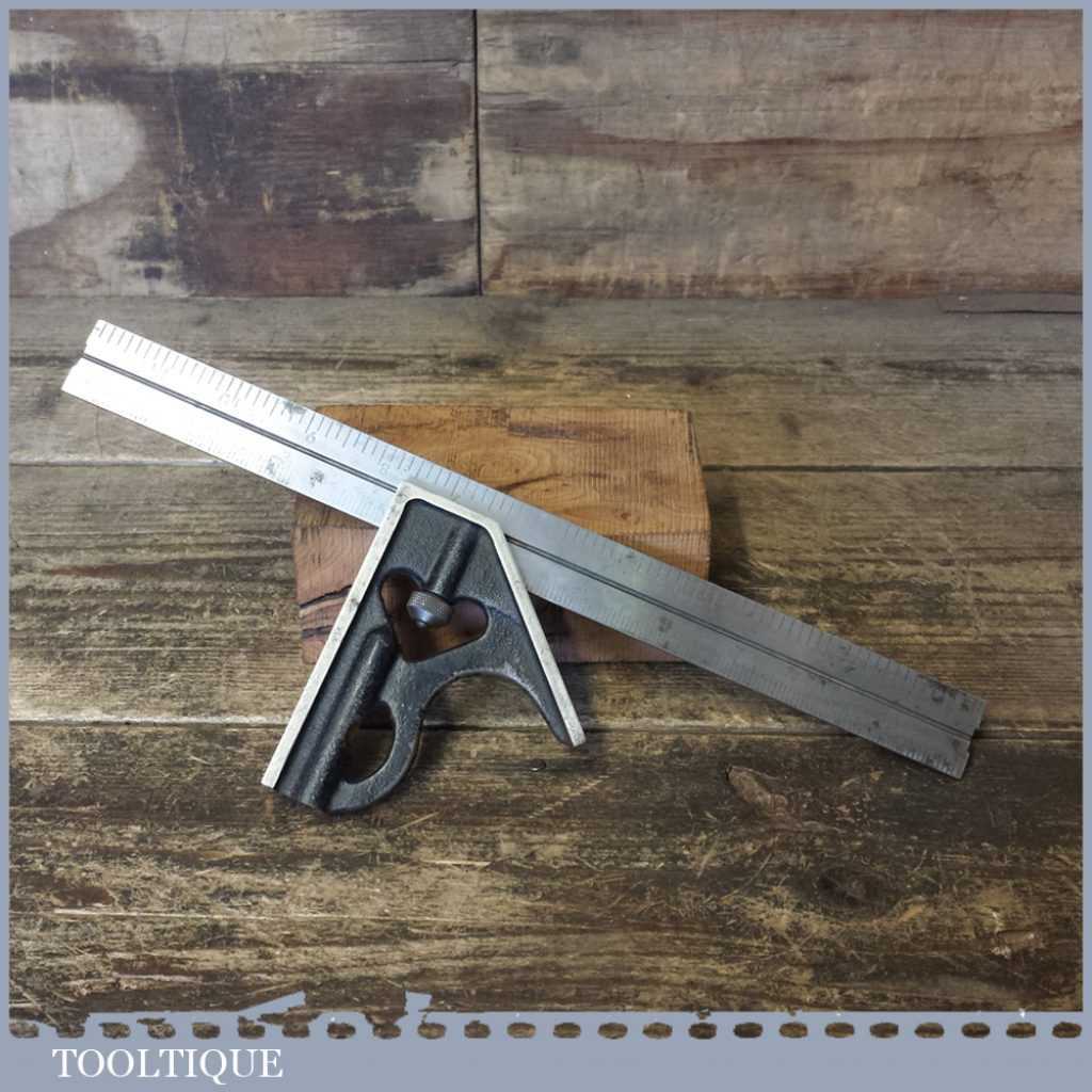 Vintage Engineers No: 1200 Steel Adjustable Combination Square – Fully ...