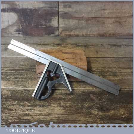 Vintage Engineers No: 1200 Steel Adjustable Combination Square – Fully ...