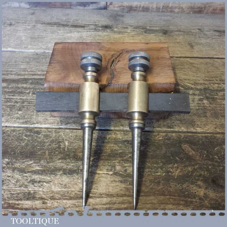 Quality Vintage Pair 6” Gunmetal Trammel Points – Good Condition ...