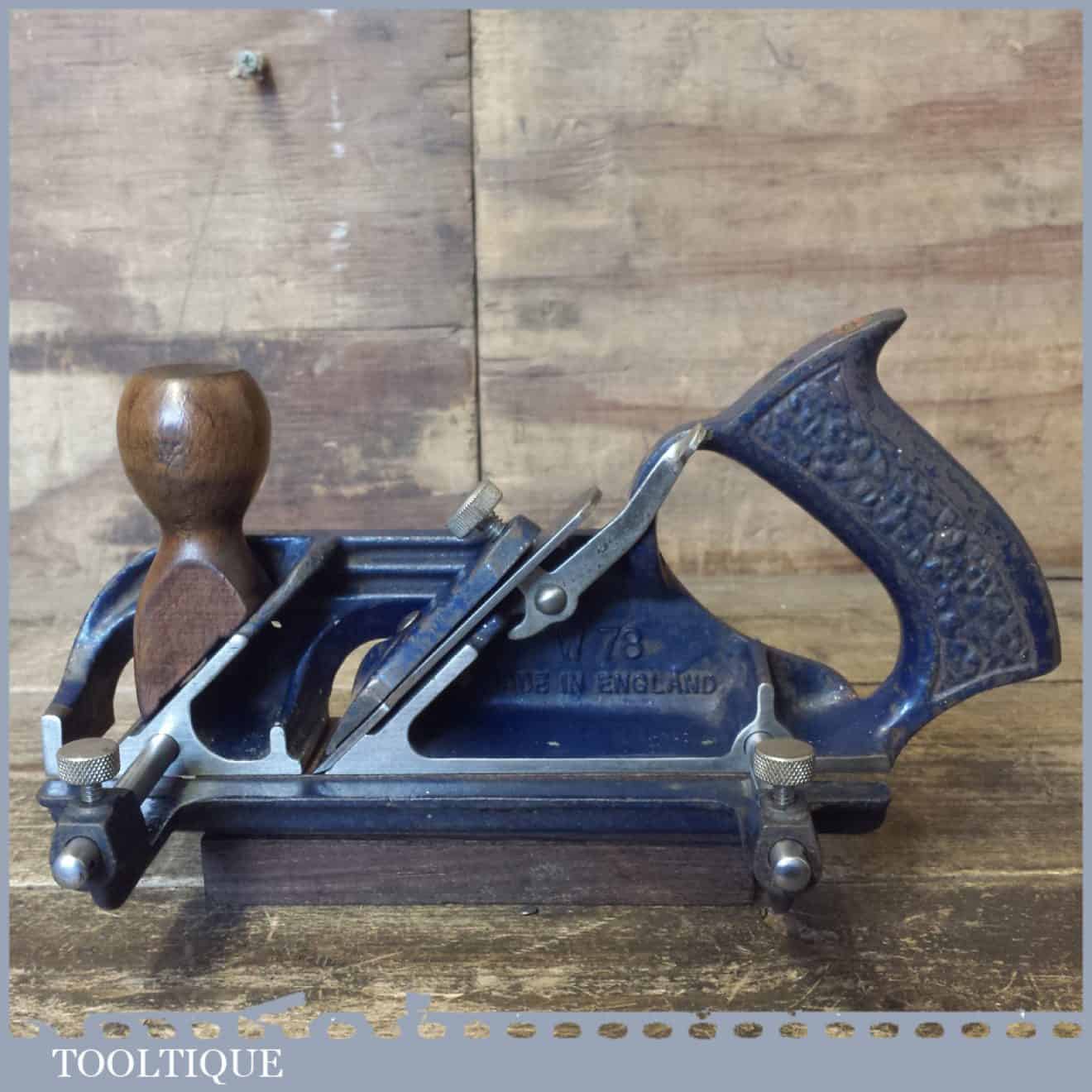 Vintage Woden No: W78 Twin Arm Duplex Rabbet Plane – Fully Refurbished ...