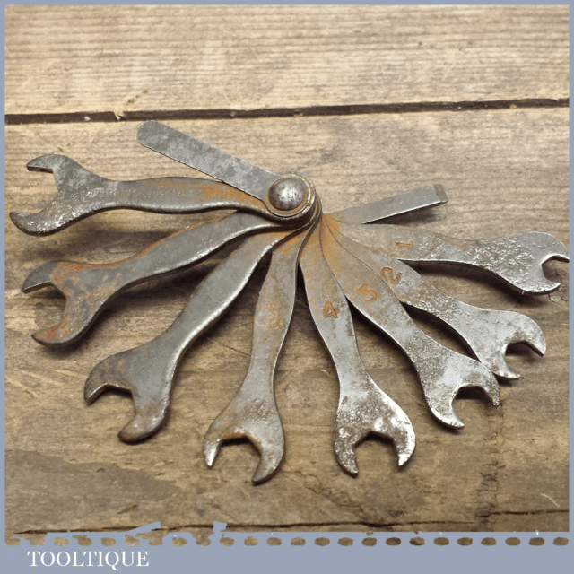 Vintage Engineer’s Terry Spanner Set In Good Condition | Tooltique