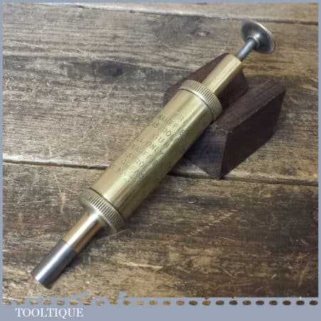 Rare Vintage 6 ½” Wakefield Brass Castrol Automotive Motorcycle Grease ...