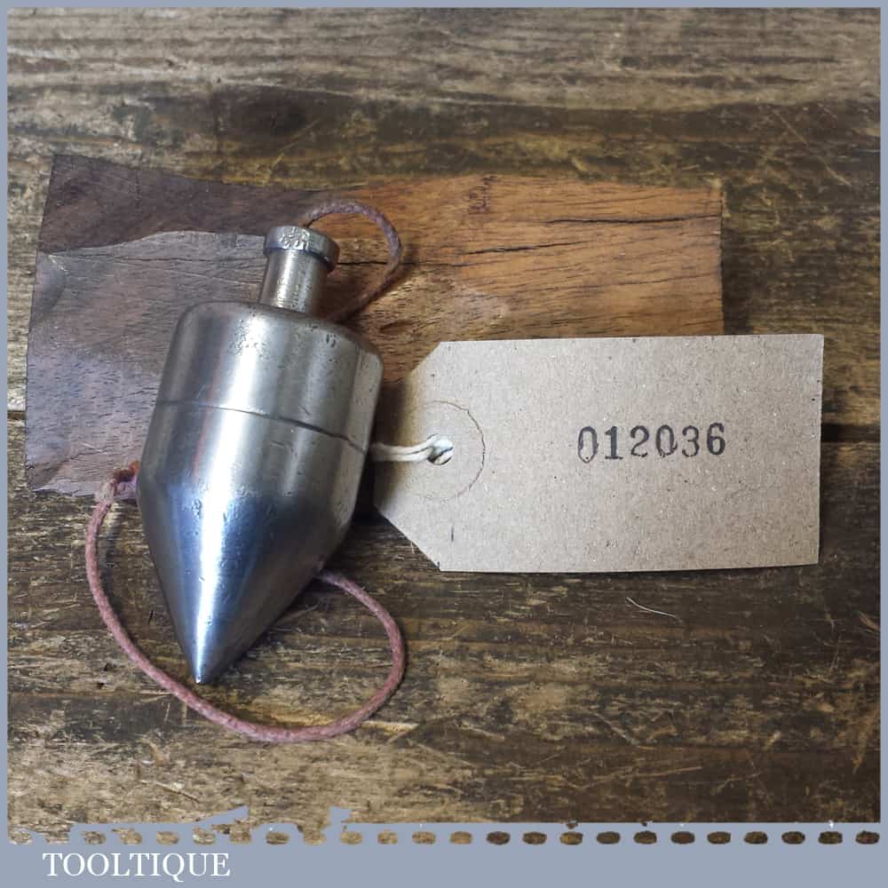 Vintage Dumpy 2 ¾” Long Small Steel Plumb Bob – Good Condition | Tooltique