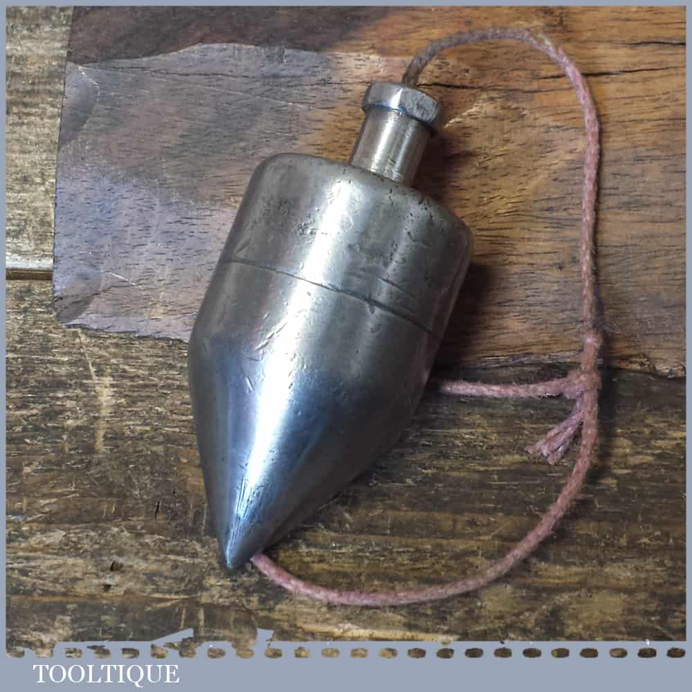 Vintage Dumpy 2 ¾” Long Small Steel Plumb Bob – Good Condition | Tooltique