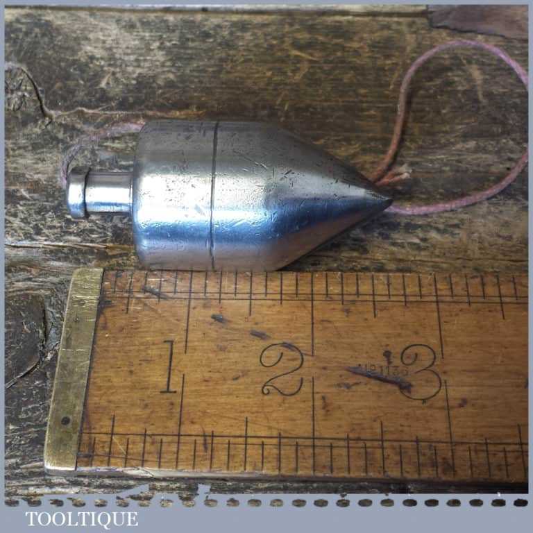 Vintage Dumpy 2 ¾” Long Small Steel Plumb Bob – Good Condition | Tooltique