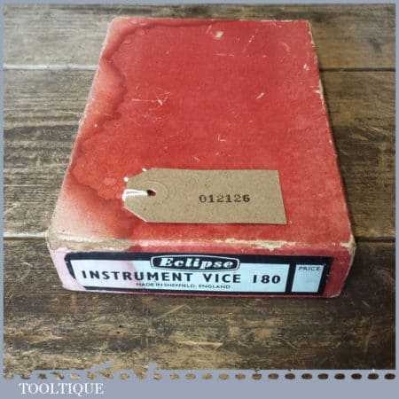 Scarce Near Mint Vintage Boxed Eclipse No: 180 Instrument Vice | Tooltique