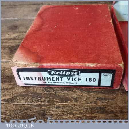 Scarce Near Mint Vintage Boxed Eclipse No: 180 Instrument Vice | Tooltique