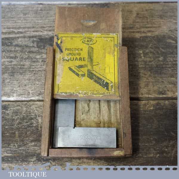 Vintage Boxed Moore & Wright Engineer’s Precision Set Square – Good ...