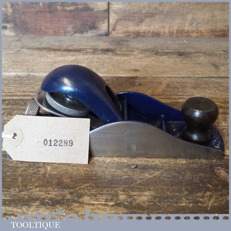 Vintage Record No: 0120 Adjustable Block Plane – Fully Refurbished ...