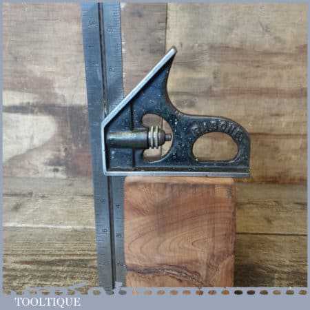 Vintage J Rabone No: 1901 Steel Adjustable Combination Square – Good ...