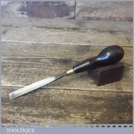 Vintage W. Marples & Sons 1/2” Straight Woodcarving Gouge Chisel ...