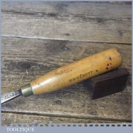 Vintage Ward & Payne 1/2” Straight Wood Carving Gouge Chisel ...