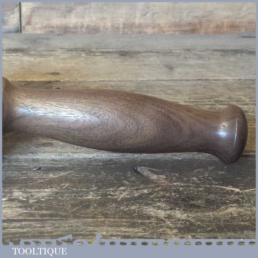 Old Lignum Vitae Hand Turned Carving Mallet Walnut Handle Boxwood Wedge ...