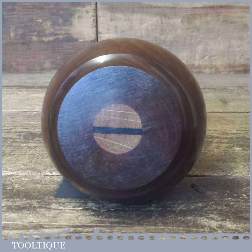 Old Lignum Vitae Hand Turned Carving Mallet Oak Handle Ebony Wedge ...