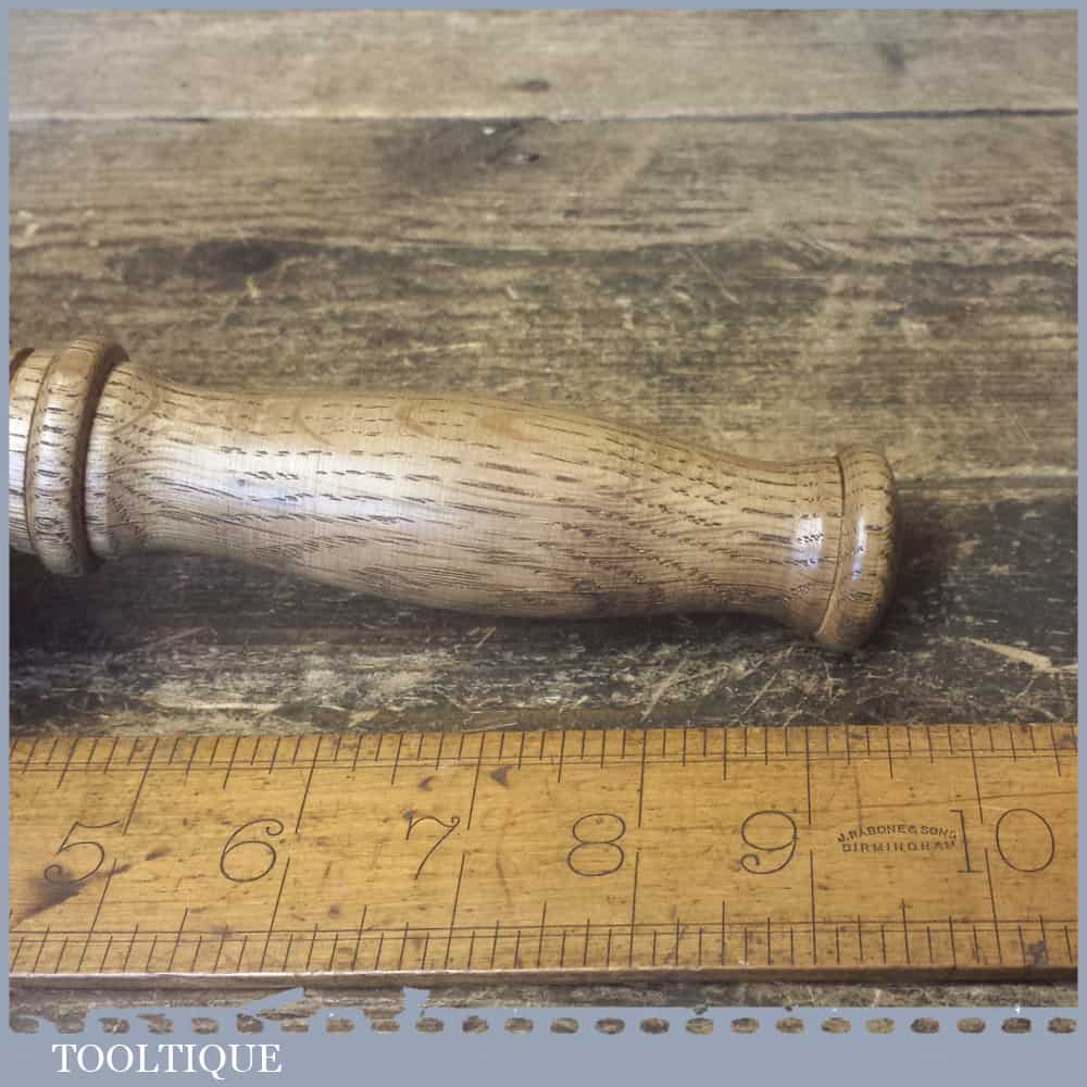 Old Lignum Vitae Hand Turned Carving Mallet Oak Handle Ebony Wedge ...