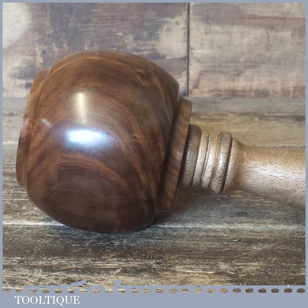 Old Lignum Vitae Hand Turned Carving Mallet – Meranti Handle Ebony ...