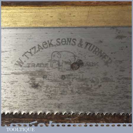 Vintage Tyzack & Turner 6” Brass Back Gentleman’s Saw 20 TPI ...