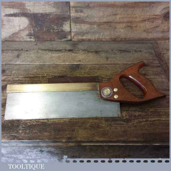 Vintage Spear & Jackson Special 12” Brass Back Tenon Saw 14 TPI ...