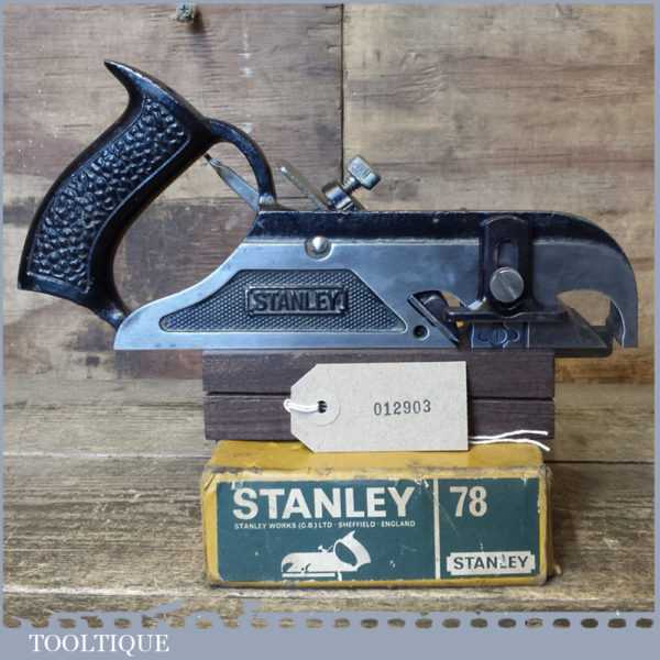 Vintage Boxed Stanley No: 78 Duplex Rabbet Plane – Fully Refurbished ...