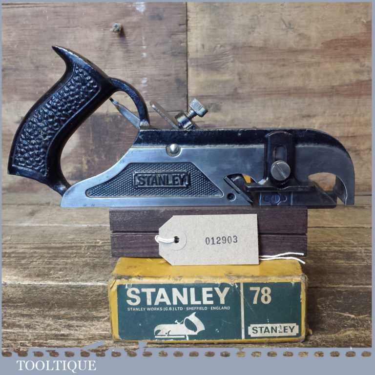 Vintage Boxed Stanley No: 78 Duplex Rabbet Plane – Fully Refurbished ...
