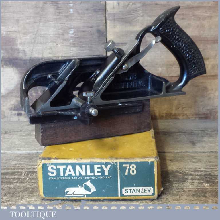 Vintage Boxed Stanley No: 78 Duplex Rabbet Plane – Fully Refurbished ...
