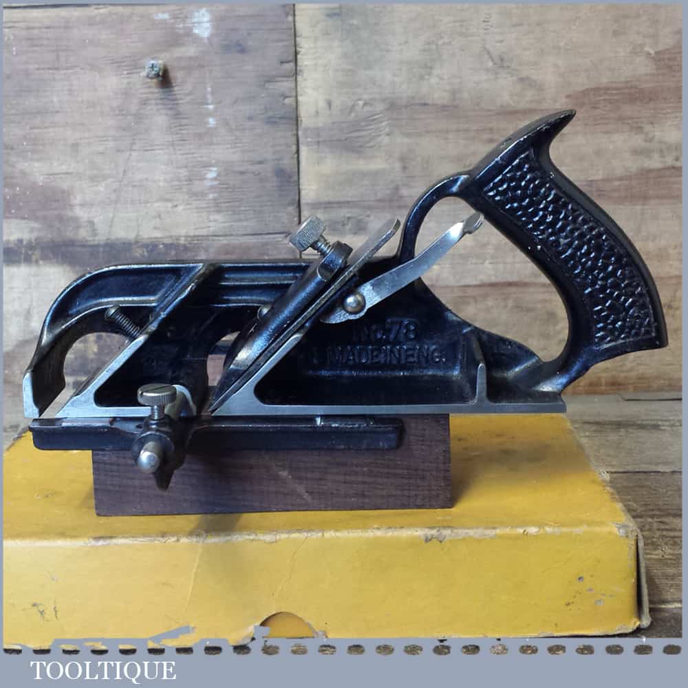Vintage Boxed Stanley No: 78 Duplex Rabbet Plane – Fully Refurbished ...