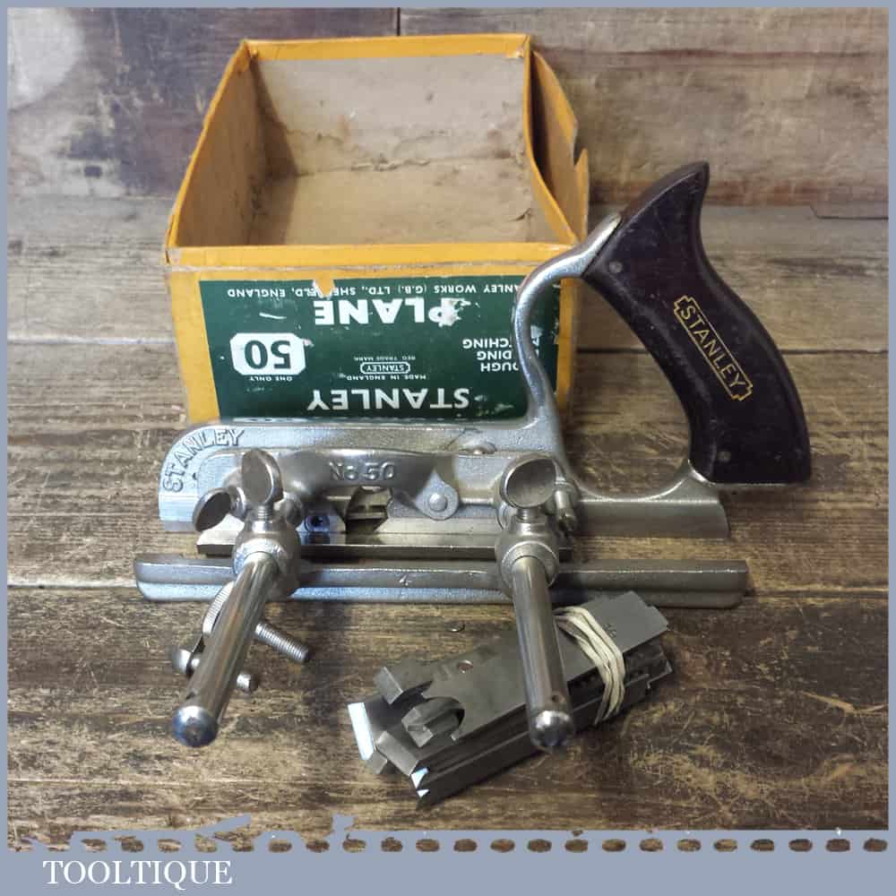 Vintage Boxed Stanley No: 50 Combination Plough Plane – Fully ...