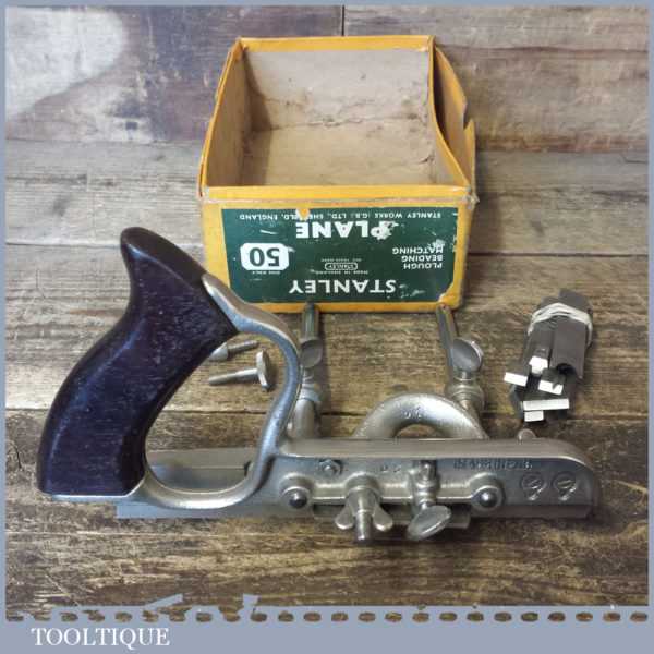 Vintage Boxed Stanley No: 50 Combination Plough Plane – Fully ...