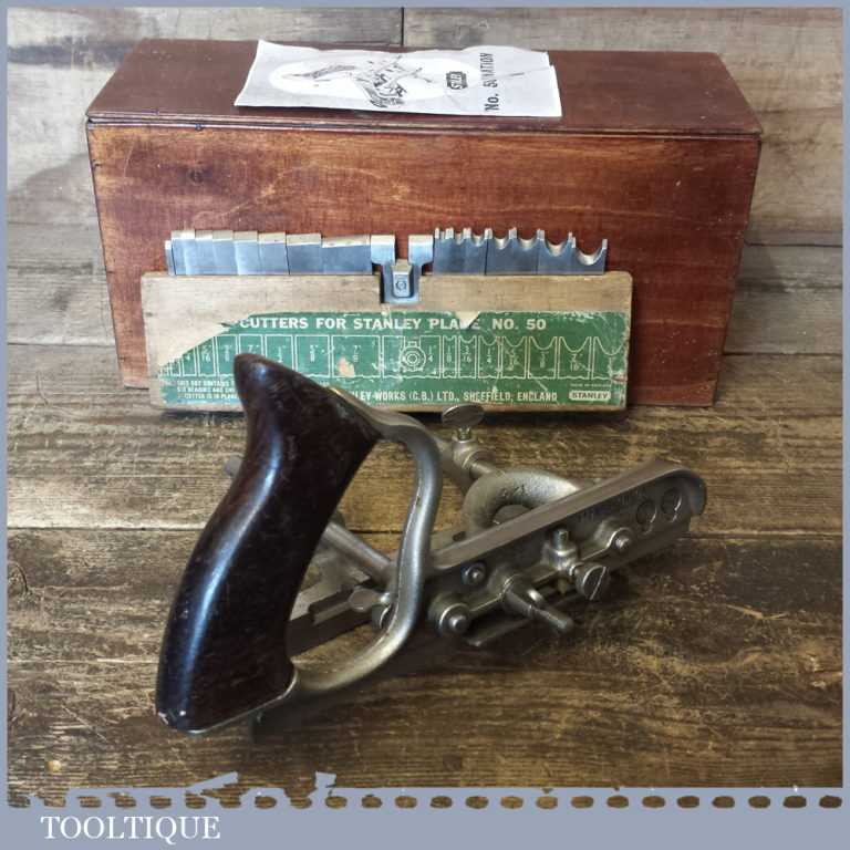 Vintage Boxed Stanley No: 50 Combination Plough Plane – Fully ...