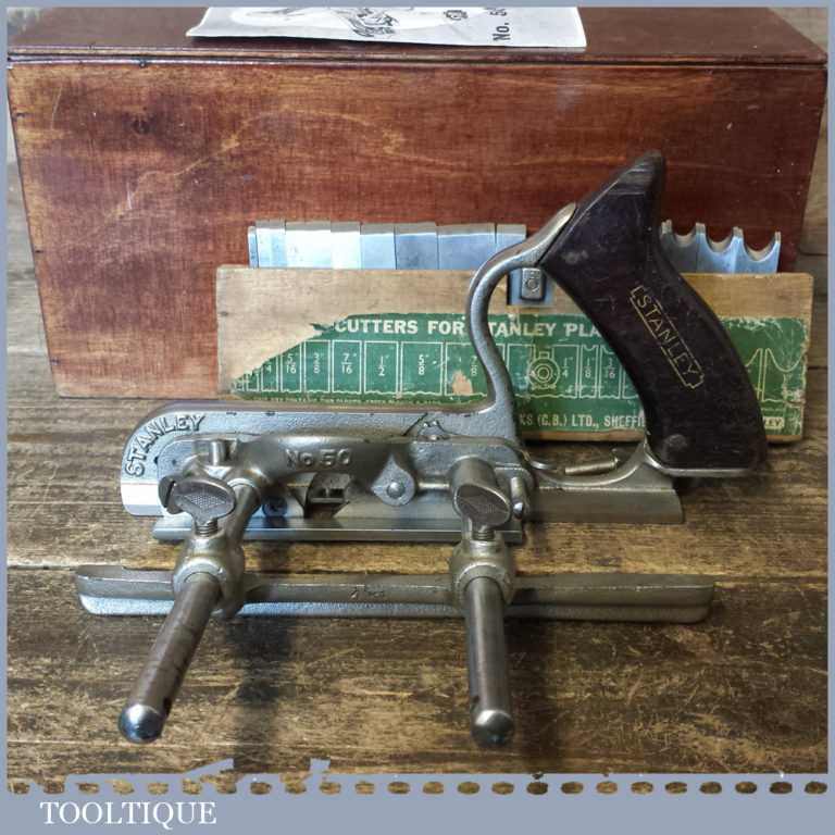 Vintage Boxed Stanley No: 50 Combination Plough Plane – Fully ...