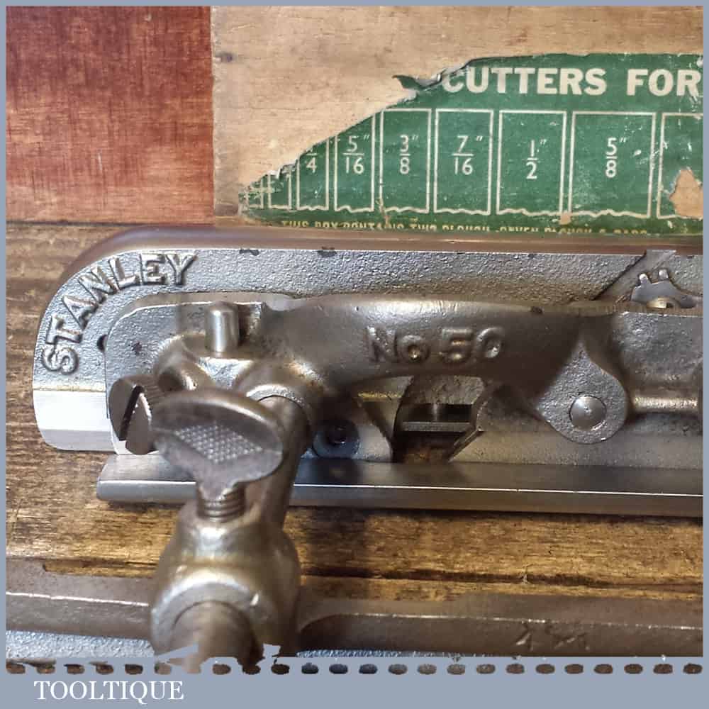 Vintage Boxed Stanley No: 50 Combination Plough Plane – Fully ...