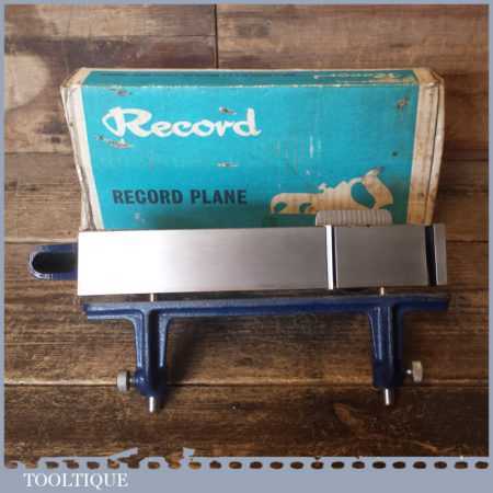 Vintage Boxed Record No: 778 Twin Arm Duplex Rabbet Plane | Tooltique