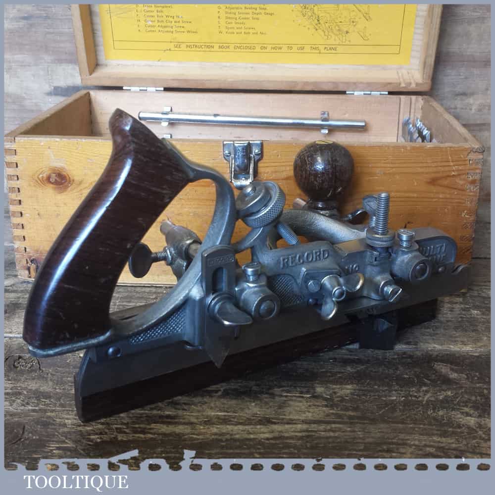 Vintage Boxed Record No: 405 Combination Plough Plane – Fully ...